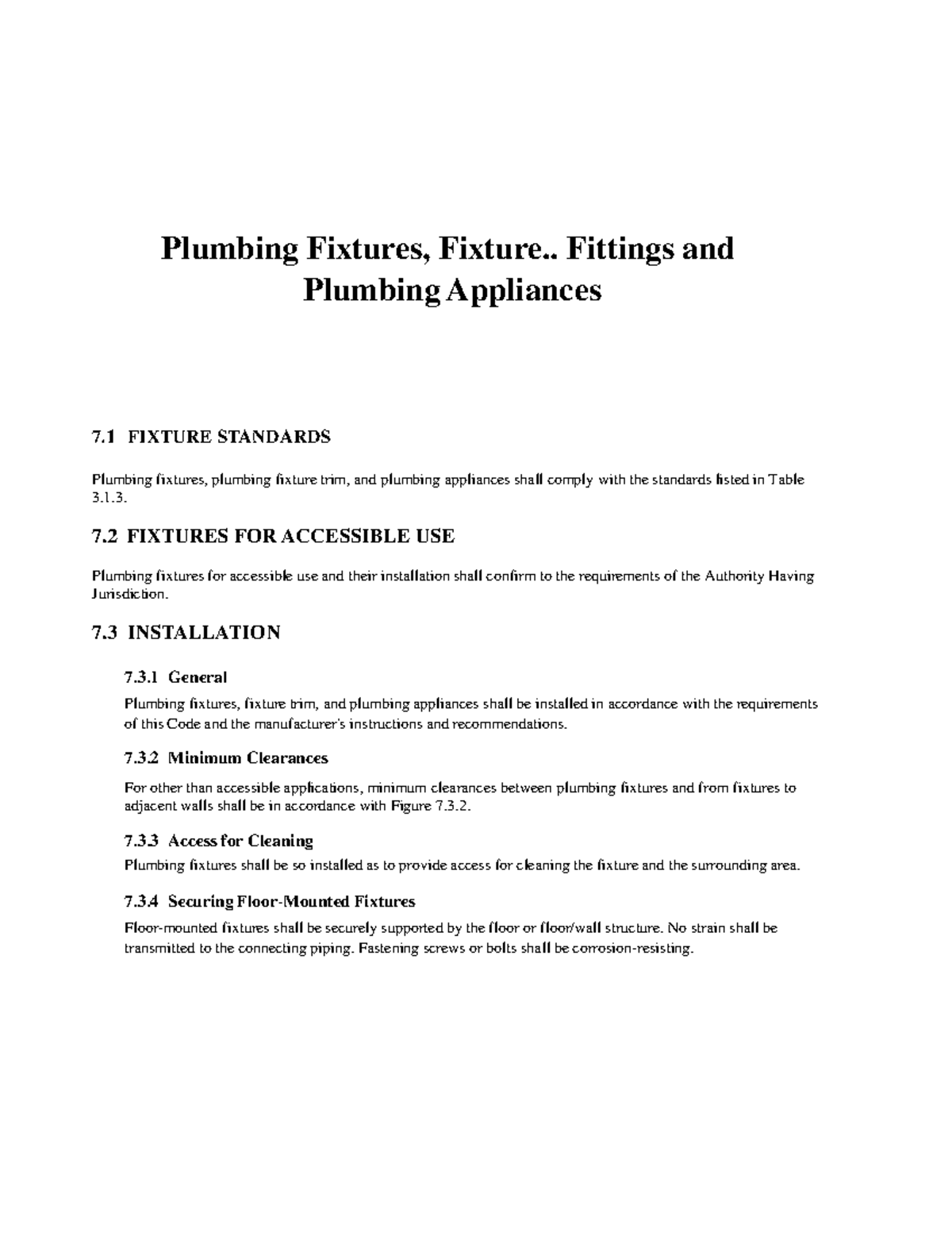 007a plumbing fixtures nspc - Plumbing Fixtures, Fixture.. Fittings and ...