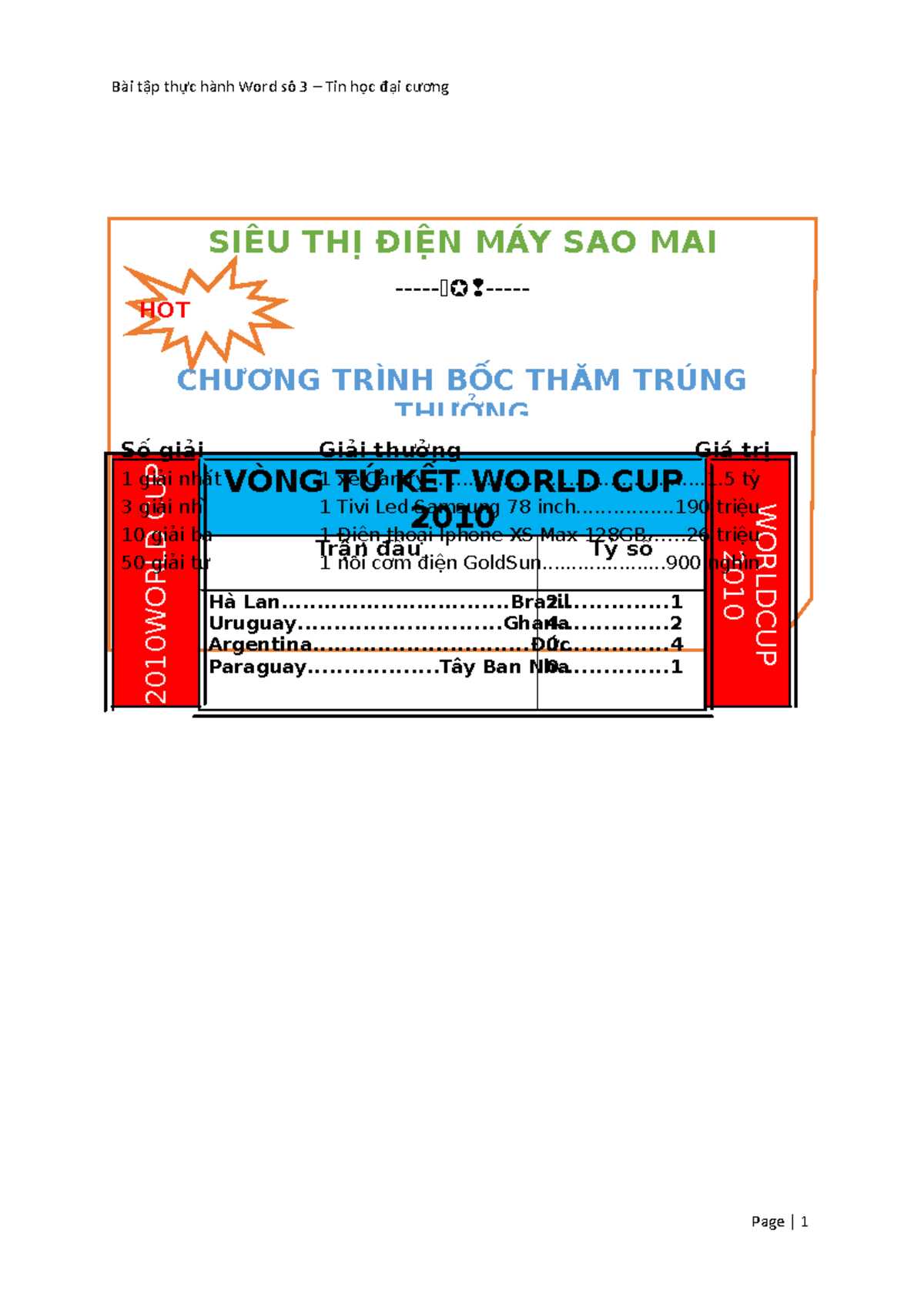 Word apd bai 3 - bài tập word - Bài t p th c hành Word sốố 3 – Tin h c đ i cậ ự ọ ạ ương ...