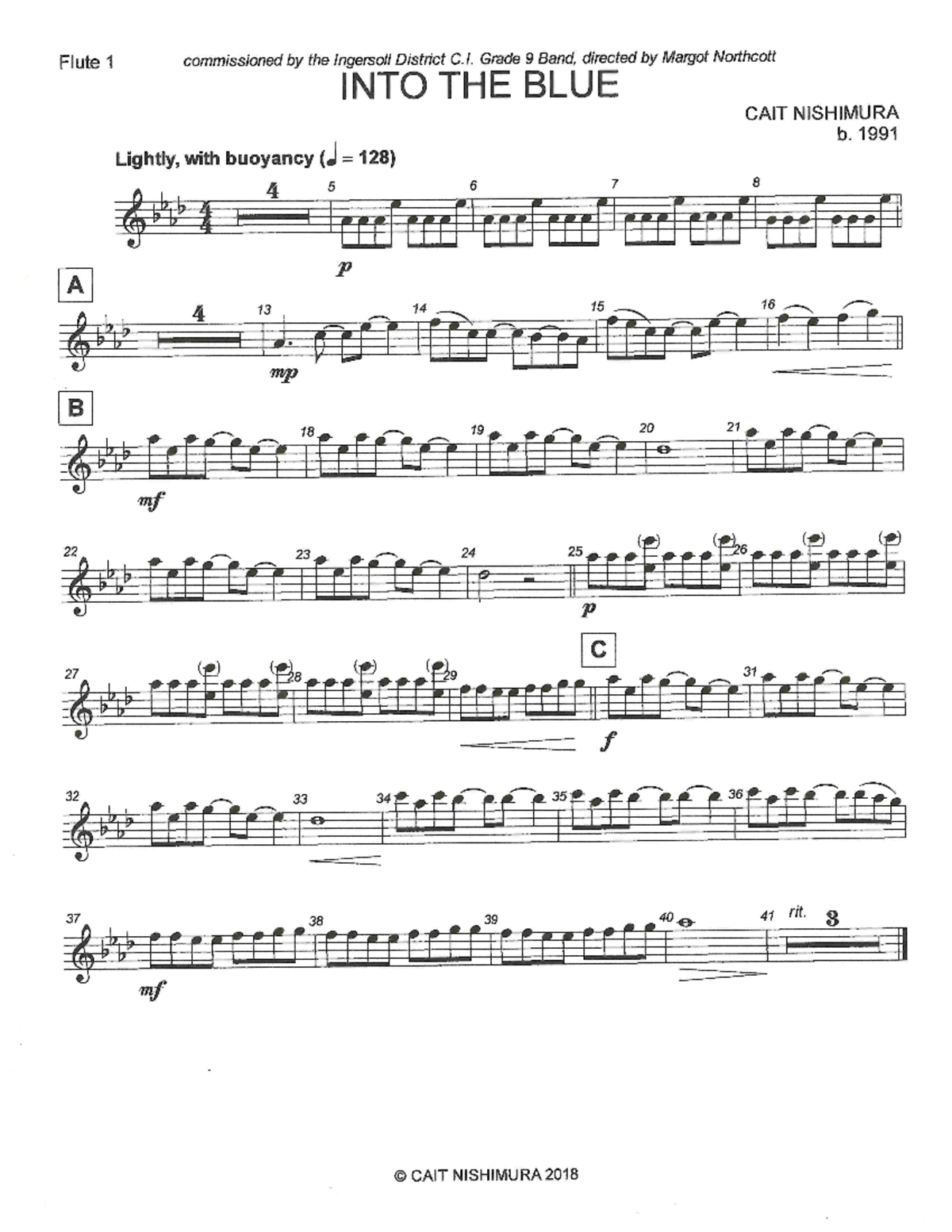 Intothe Blue - Practice Sheets for Concert Band - Studocu