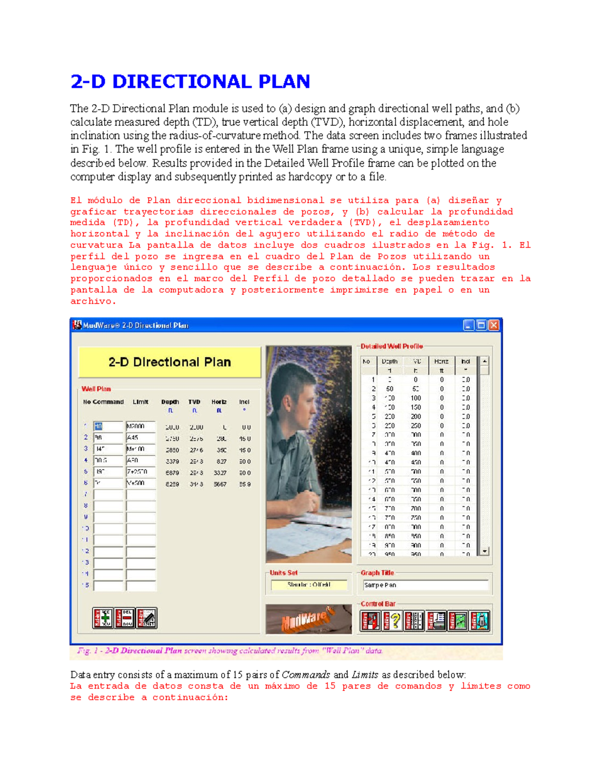 Direccional Mud Ware - 2-D DIRECTIONAL PLAN The 2-D Directional Plan ...