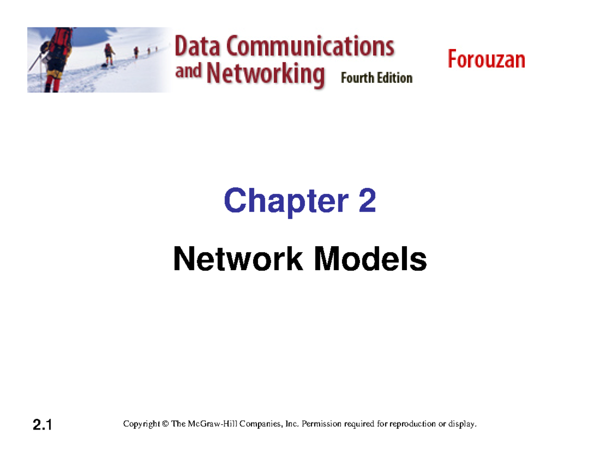 U1 Forouzan - It is computer Network unit 1 notes - Chapter 2 Network ...