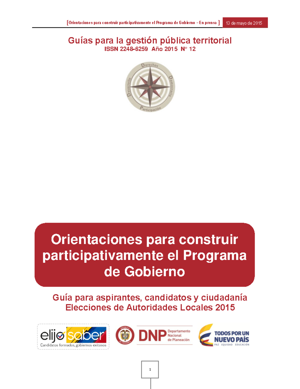 DNP Guia Programas Gobierno 13052015 - Guías para la gestión pública ...
