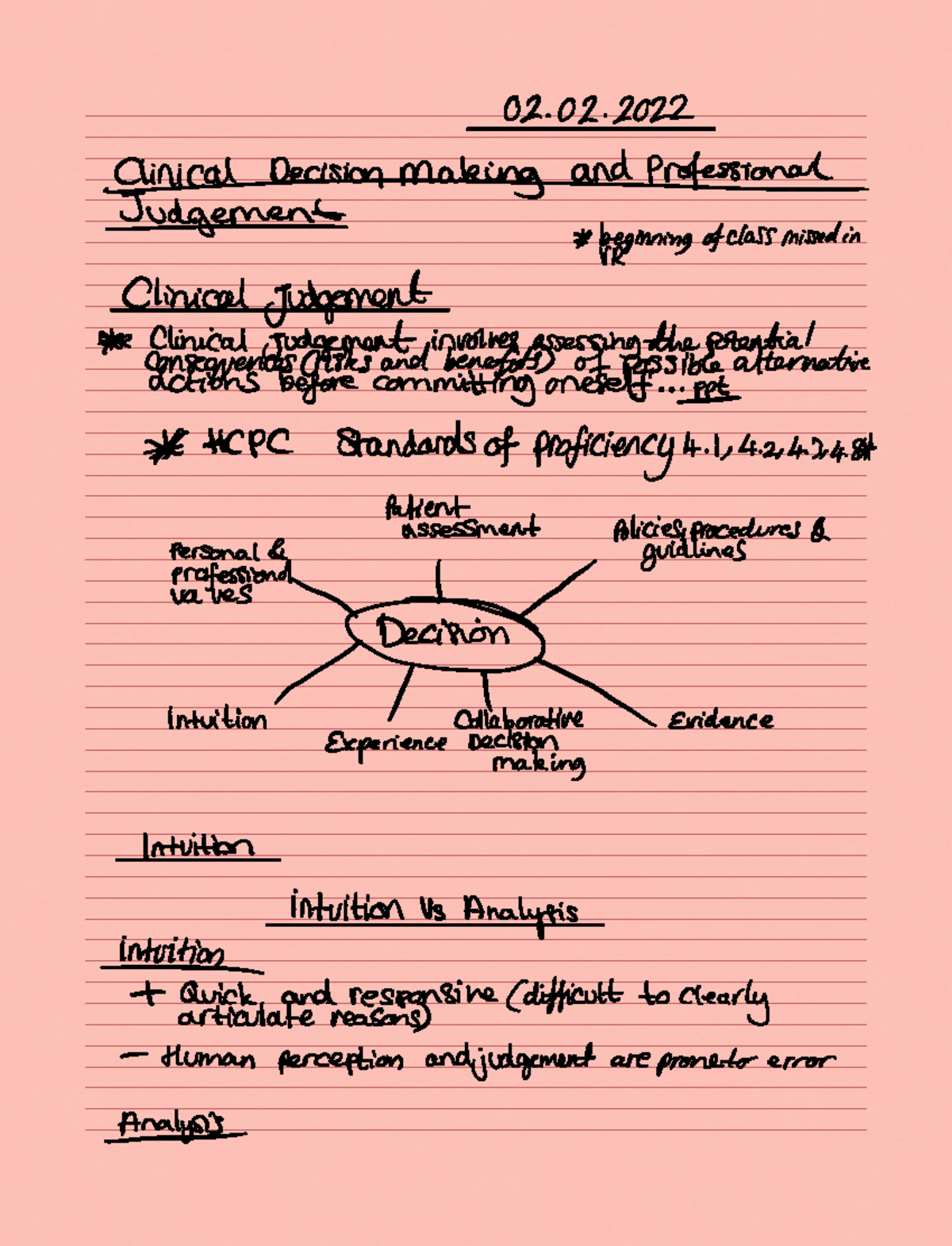 Note 2 Feb 2022 - Paramedic science notes ...