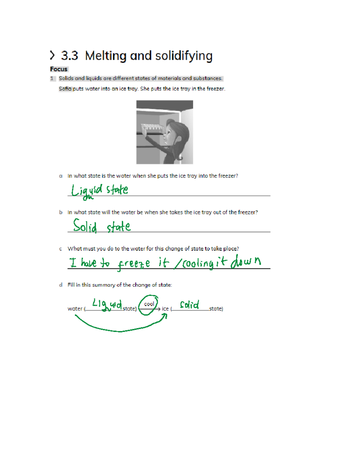 Melting and Solidfying - Elementary School Teacher Education - Studocu