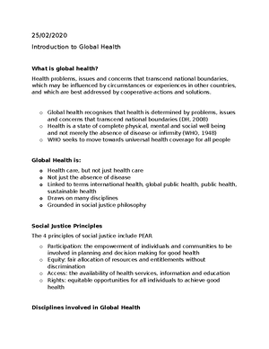 Module 05 Assignment - Global Health Agencies - Module 05 Assignment ...