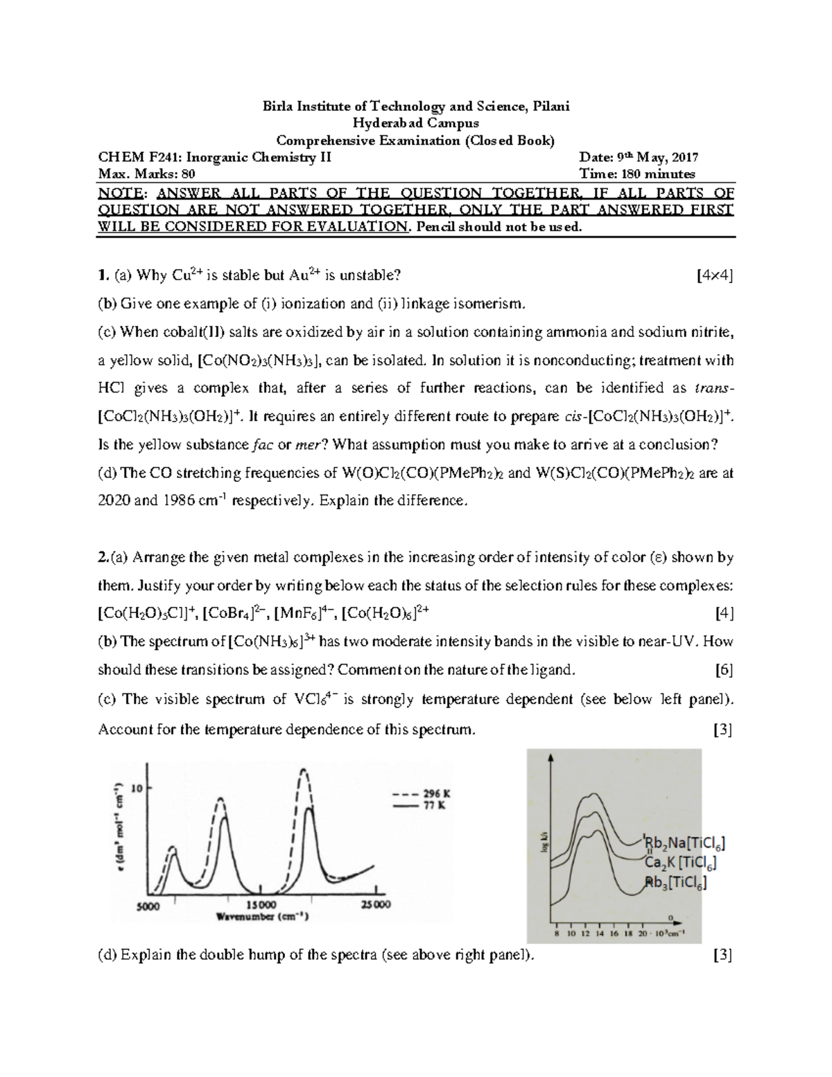 Compre - These are previous year question papers - Birla Institute of Technology and Science ...