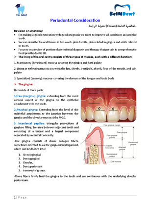Biomechanical Principles of Tooth Preparation - Lec Crown & Bridge الاء ...