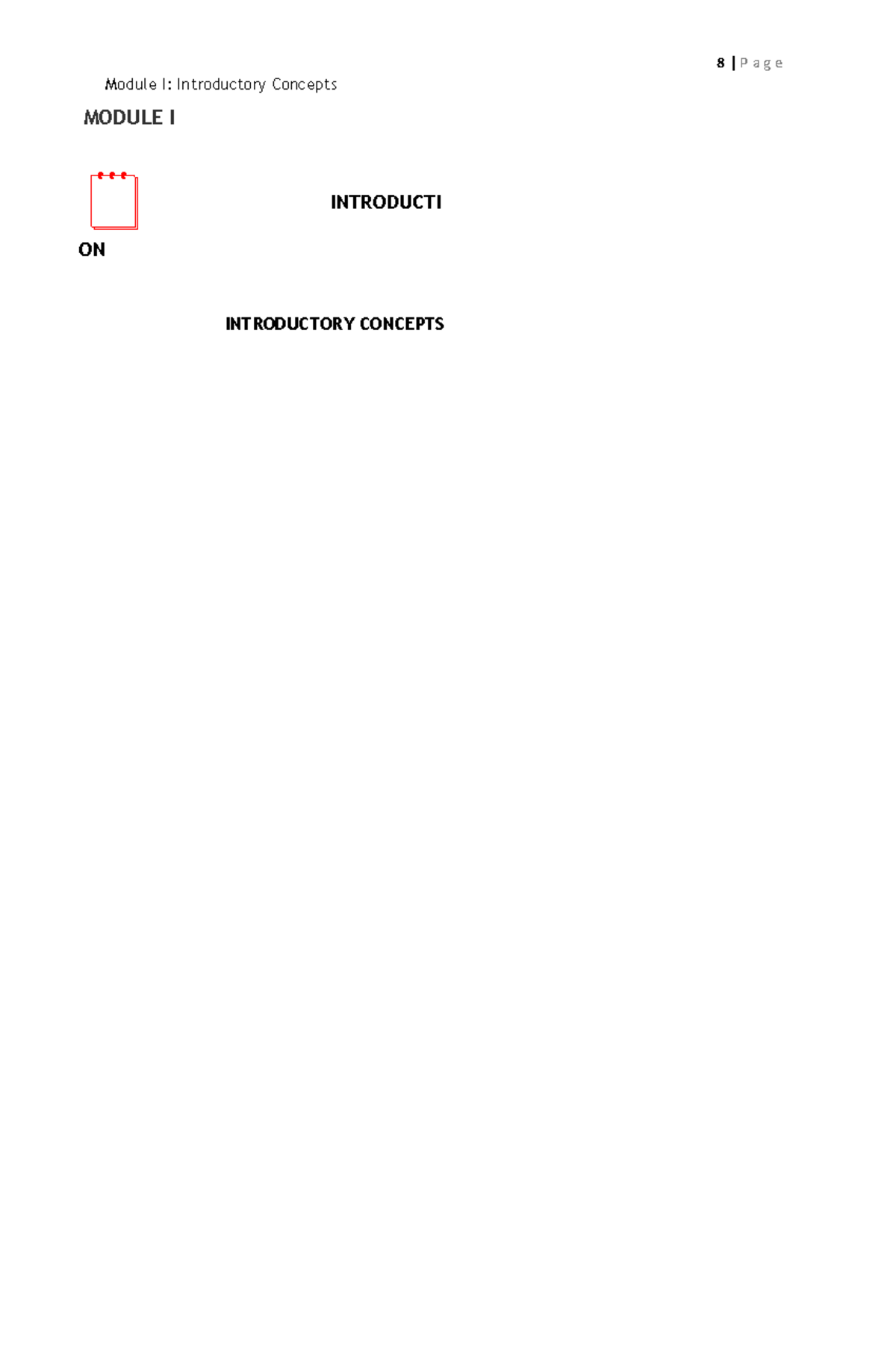 theoretical foundation of nursing - 8 | P a g e Module I: Introductory ...