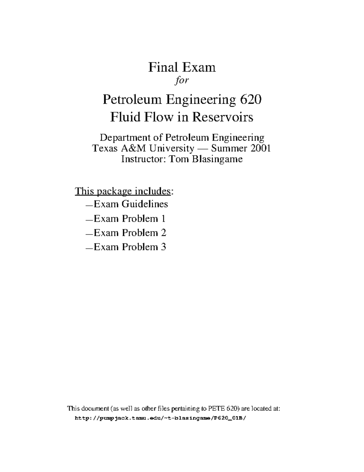 Sample/practice exam 3 March 2008, questions and answers Rock ...