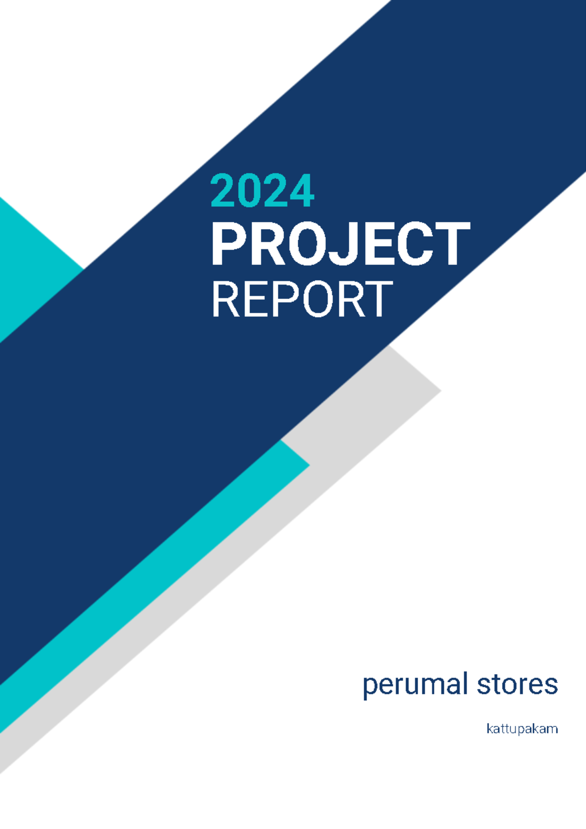 Perumal stores - very usefull - 2024 PROJECT REPORT perumal stores ...