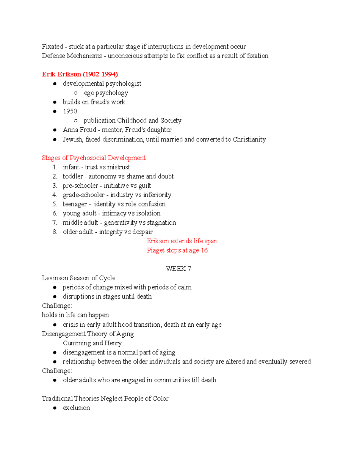 Sw 330 - This is the first half of a two-semester course covering the ...