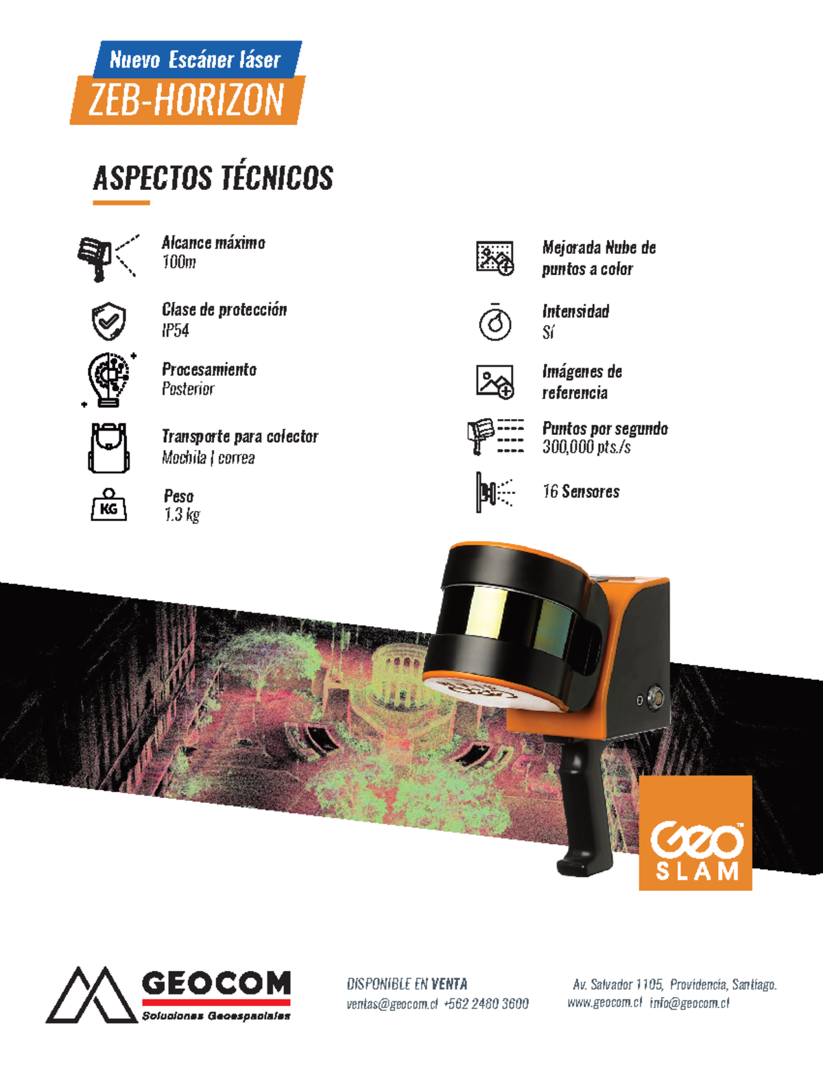 Datasheet Zeb Horizon Geocom Escaner - topografia 1 - Nuevo Escáner ...