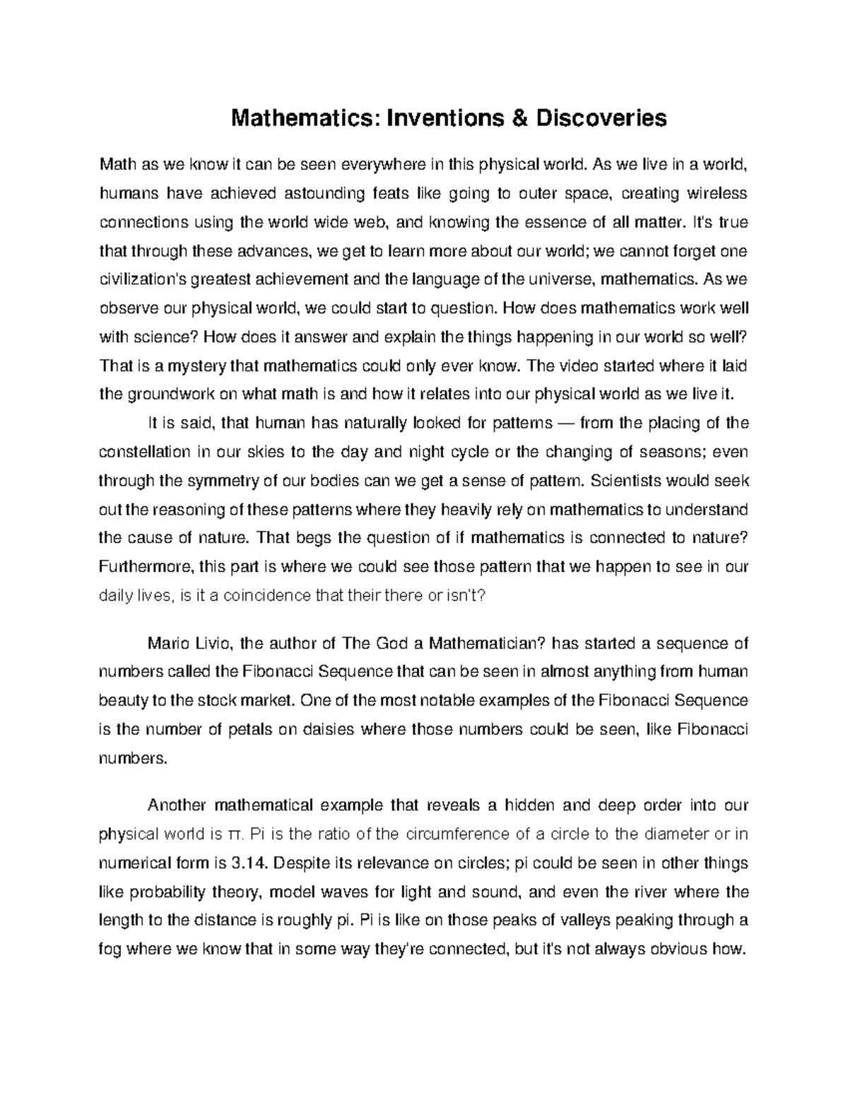 Mathematics Inventions & Discoveries - Mathematics: Inventions ...