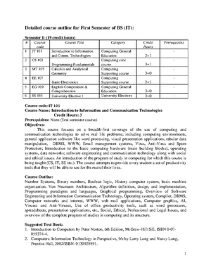 BSCS2014 - 20-01- Scheme of Study for Bachelor of Science in Computer ...