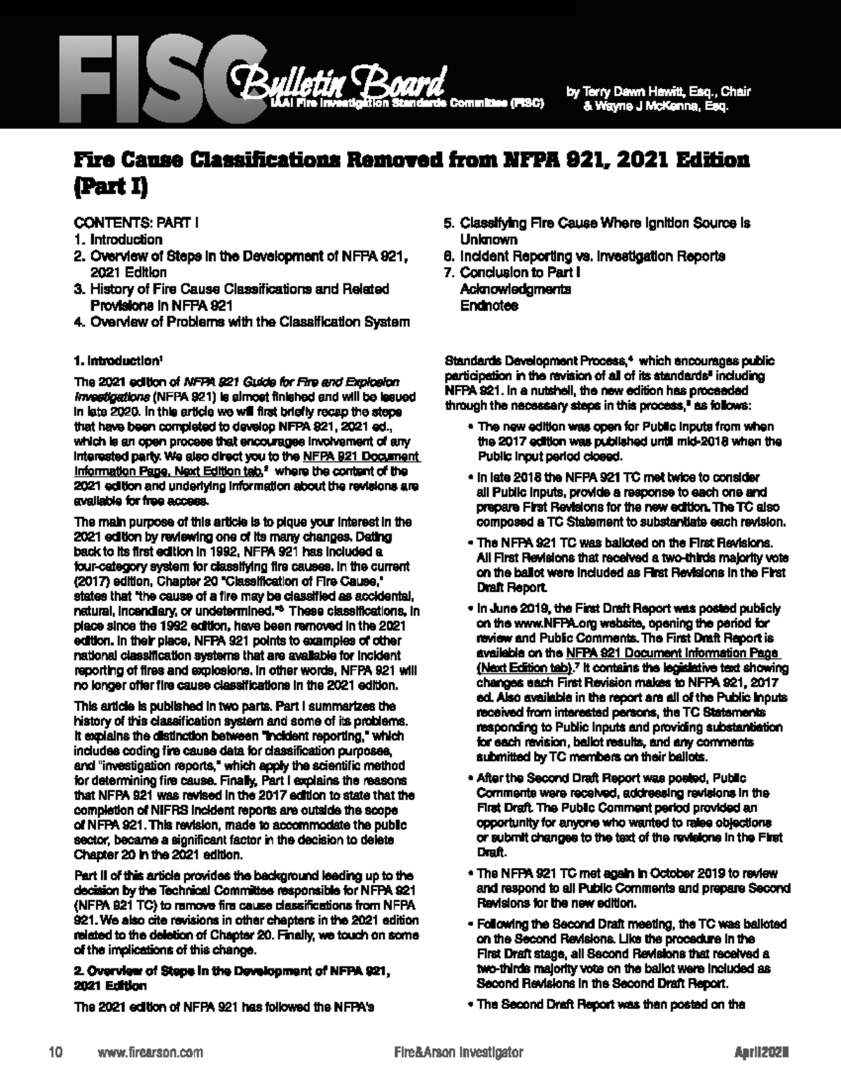FISC-Fire Cause Classification Removed-Part1-Apr 2020 - sEGURANÇA - Studocu