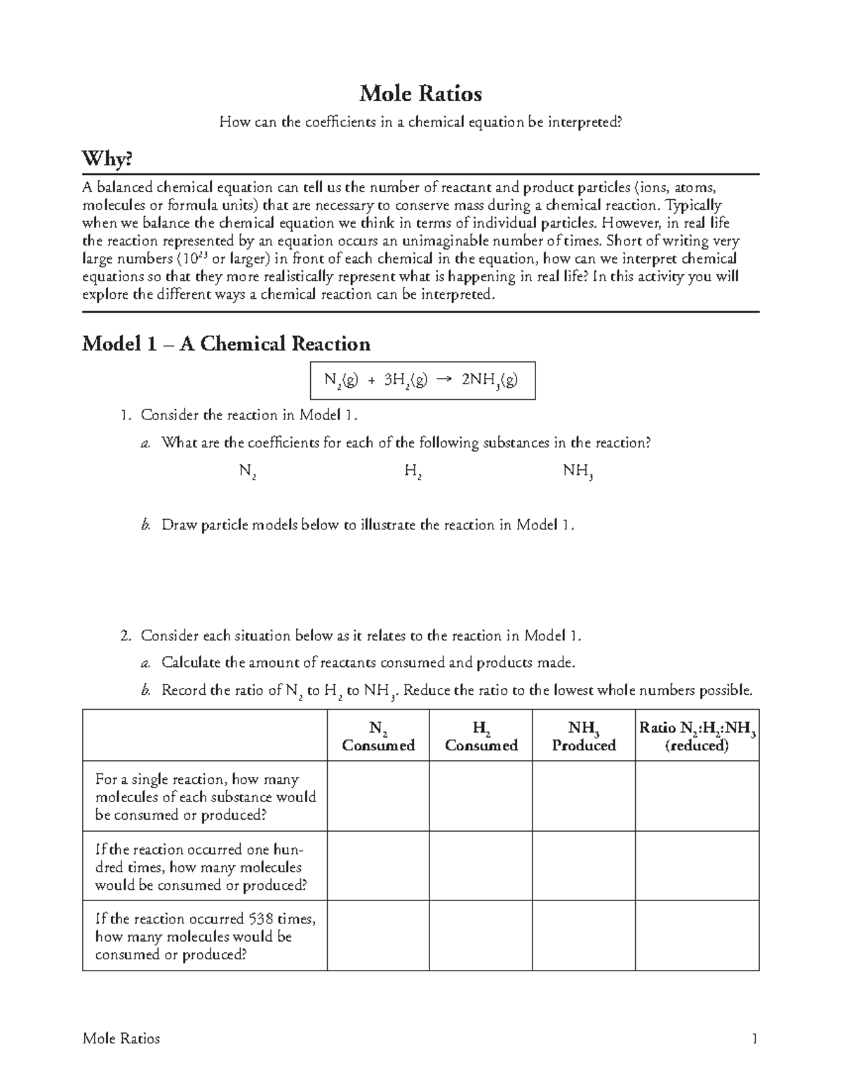 Kami Export - CS Mole Ratios - Mole Ratios 1 Mole Ratios How can the ...