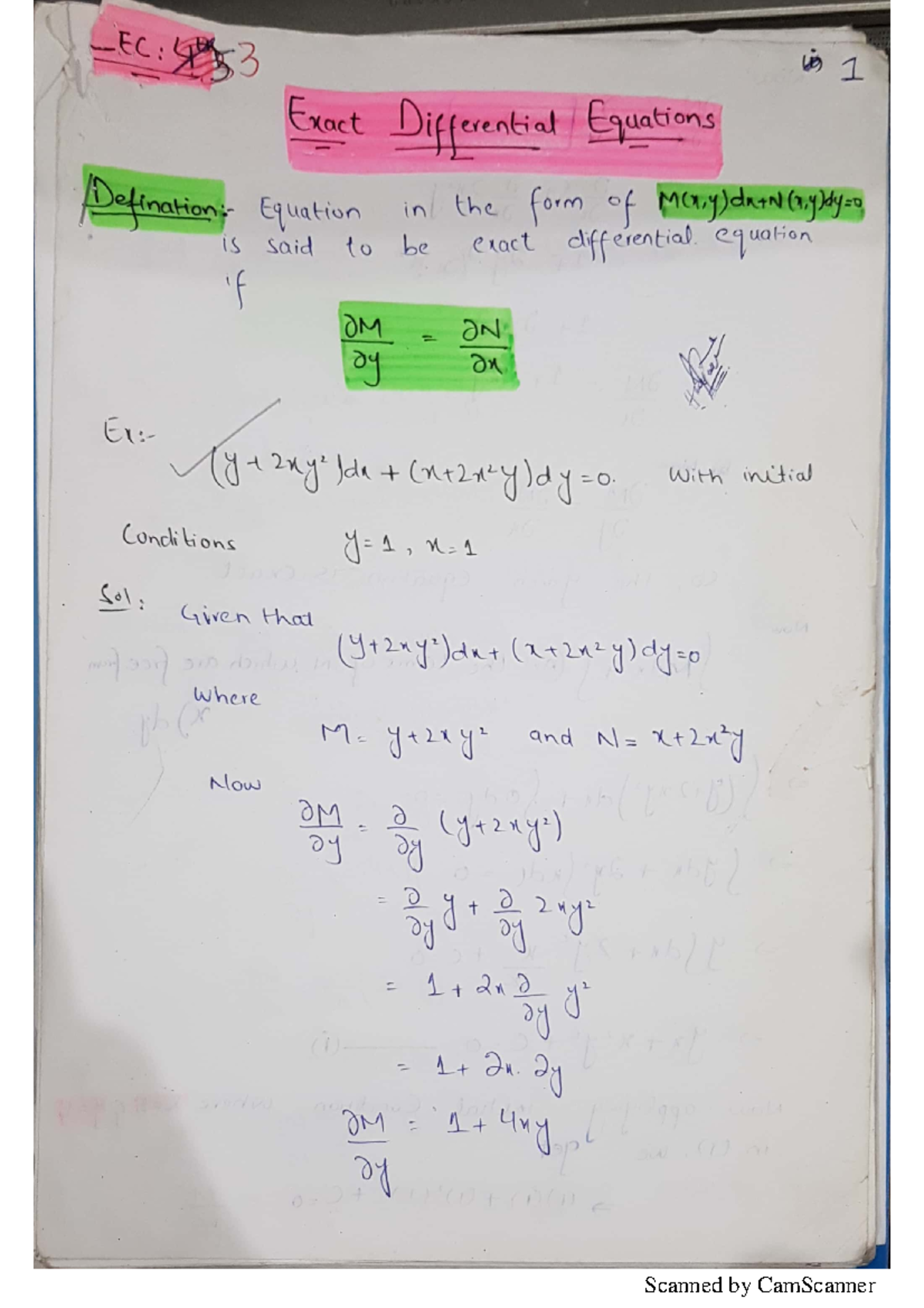 Lecture 3 - Calculus - Studocu