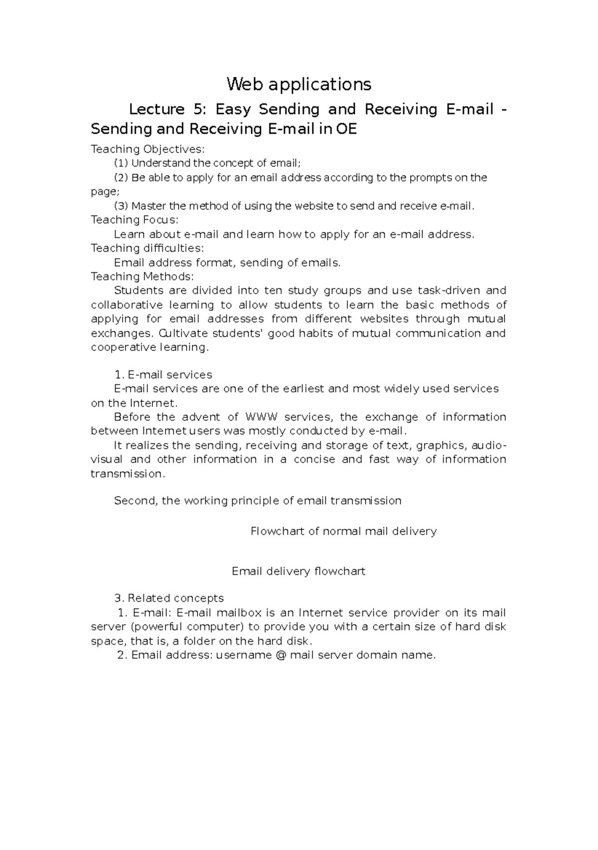 Lecture 5- Easy Sending and Receiving E-mail - Sending and Receiving E ...