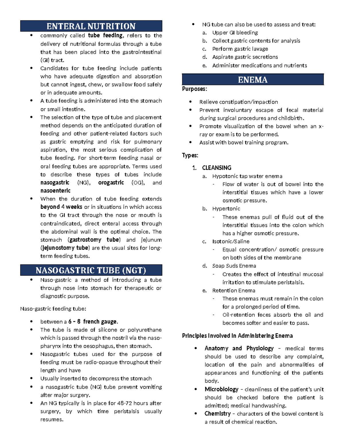 Enteral- Nutrition - ENTERAL NUTRITION commonly called tube feeding ...