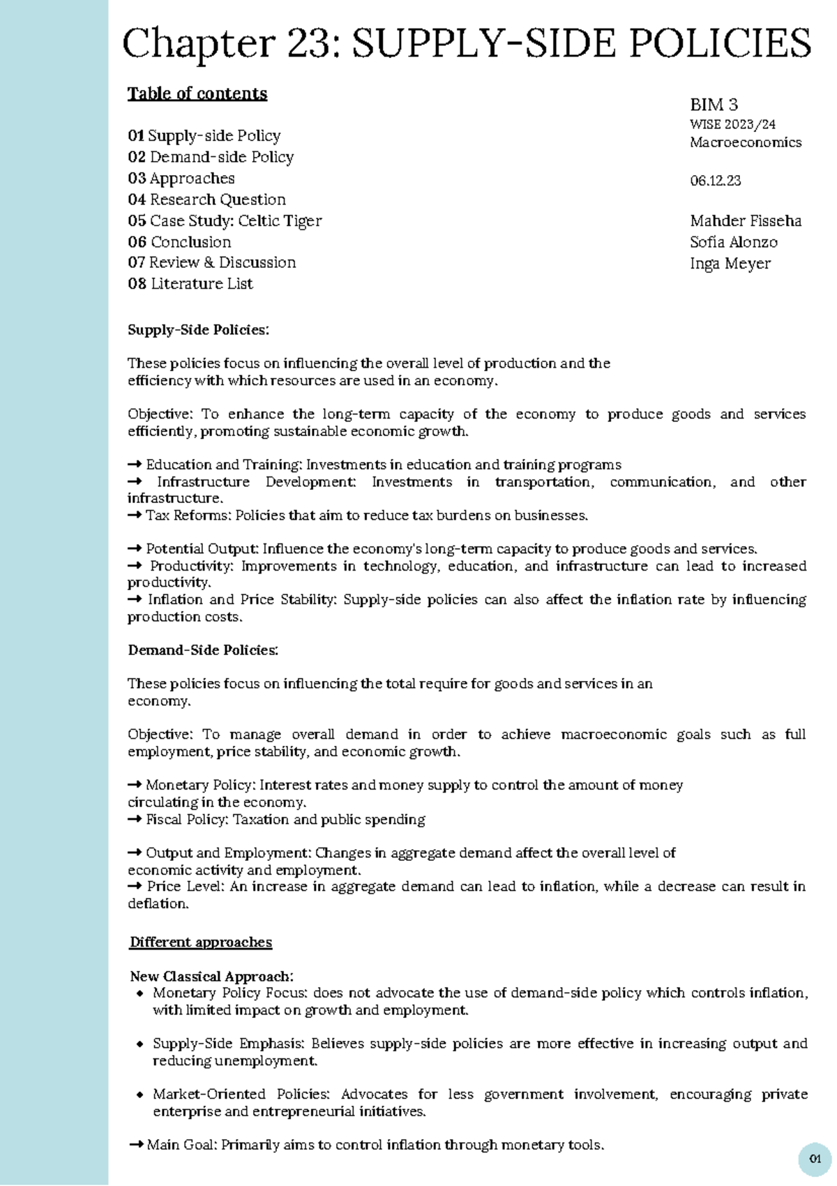 Supply- SIDE Policies - HGfdsaetrytu - Chapter 23: SUPPLY-SIDE POLICIES ...