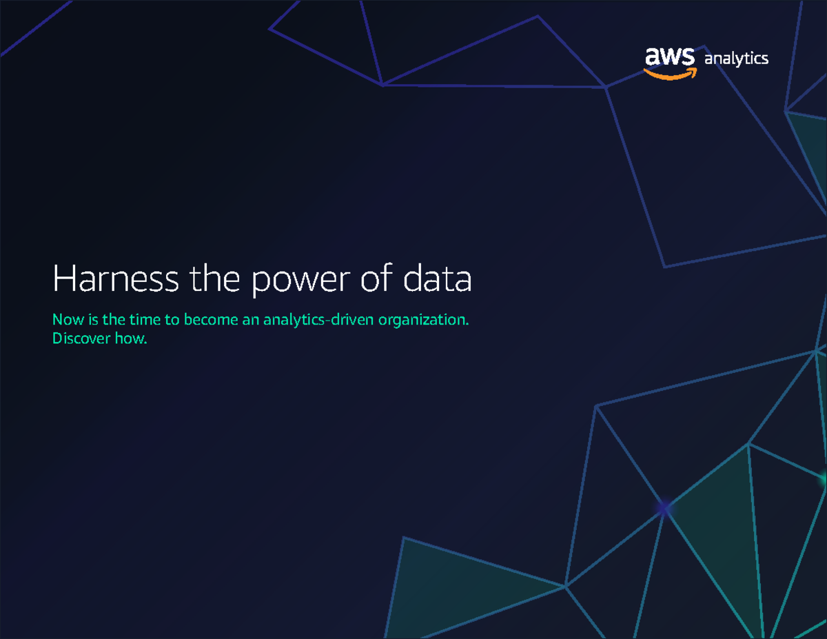 3. Harness+the+Power+of+Data - Harness the power of data Now is the ...
