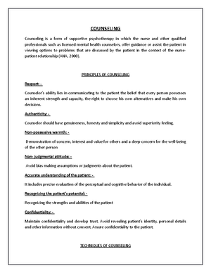 Case Study OR Case Presentation Format in Psychiatric Nursing - CASE ...