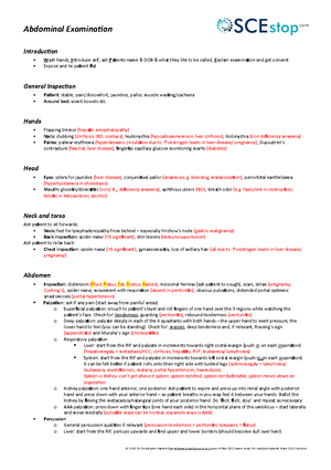 OSCE Book - Final Draft - OSCE prep - History General Medicine General ...