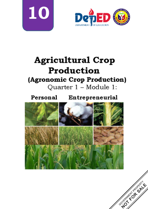AFA AGRI CROP G10 Q4W2 - Grade 10 Crop/Horticulture - 10 TLE-AFA ...