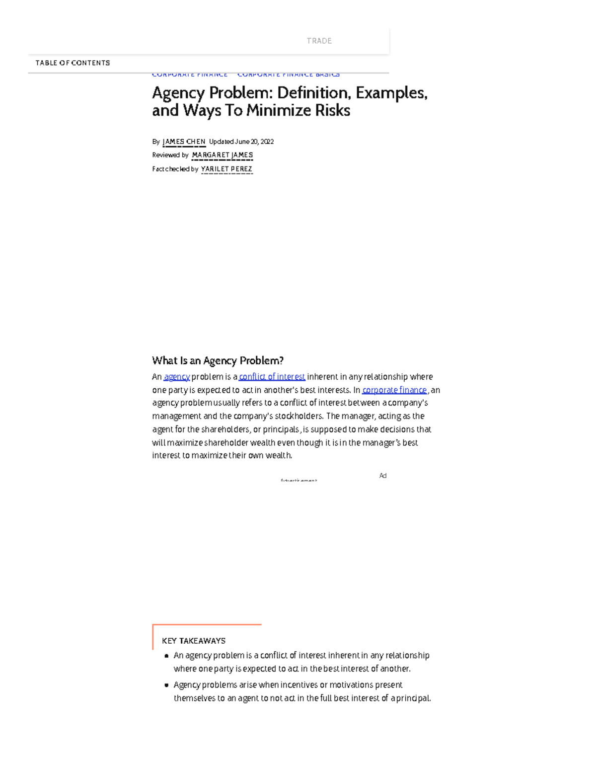 Agency Problem Definition, Examples, and Ways To Minimize Risks ...