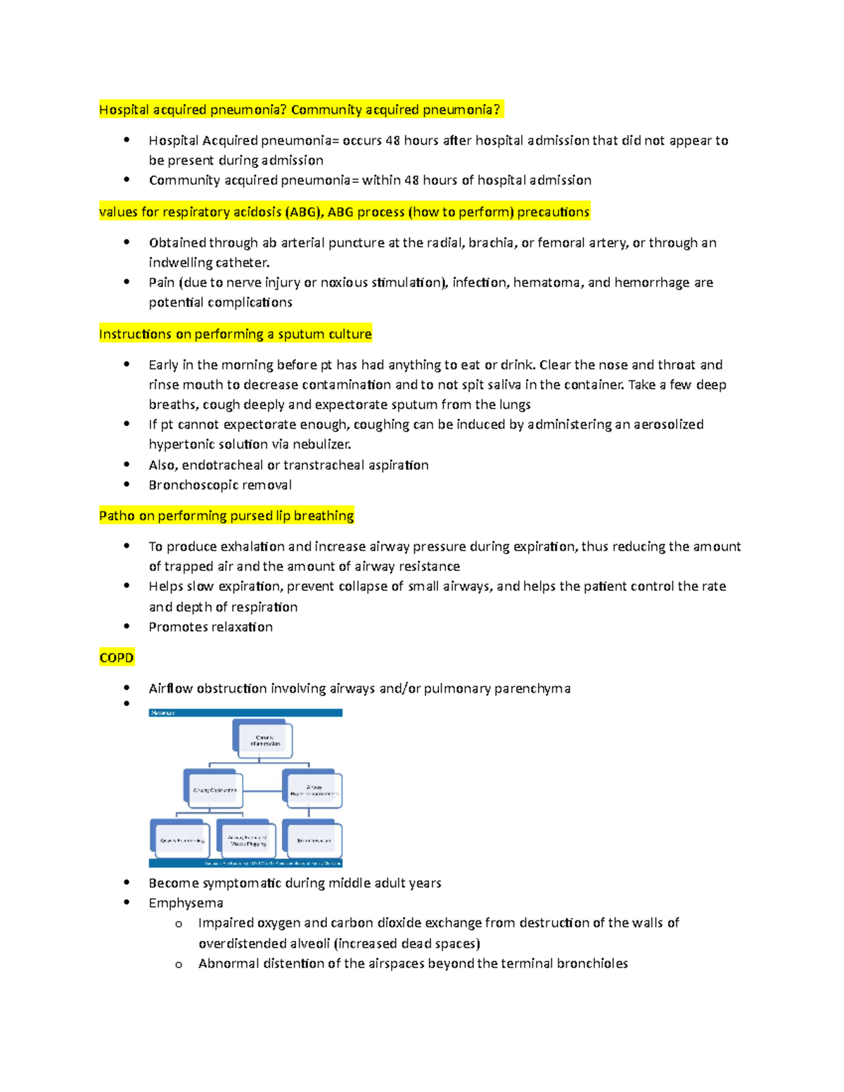 Respiratory - Pain (due to nerve injury or noxious stimulation ...