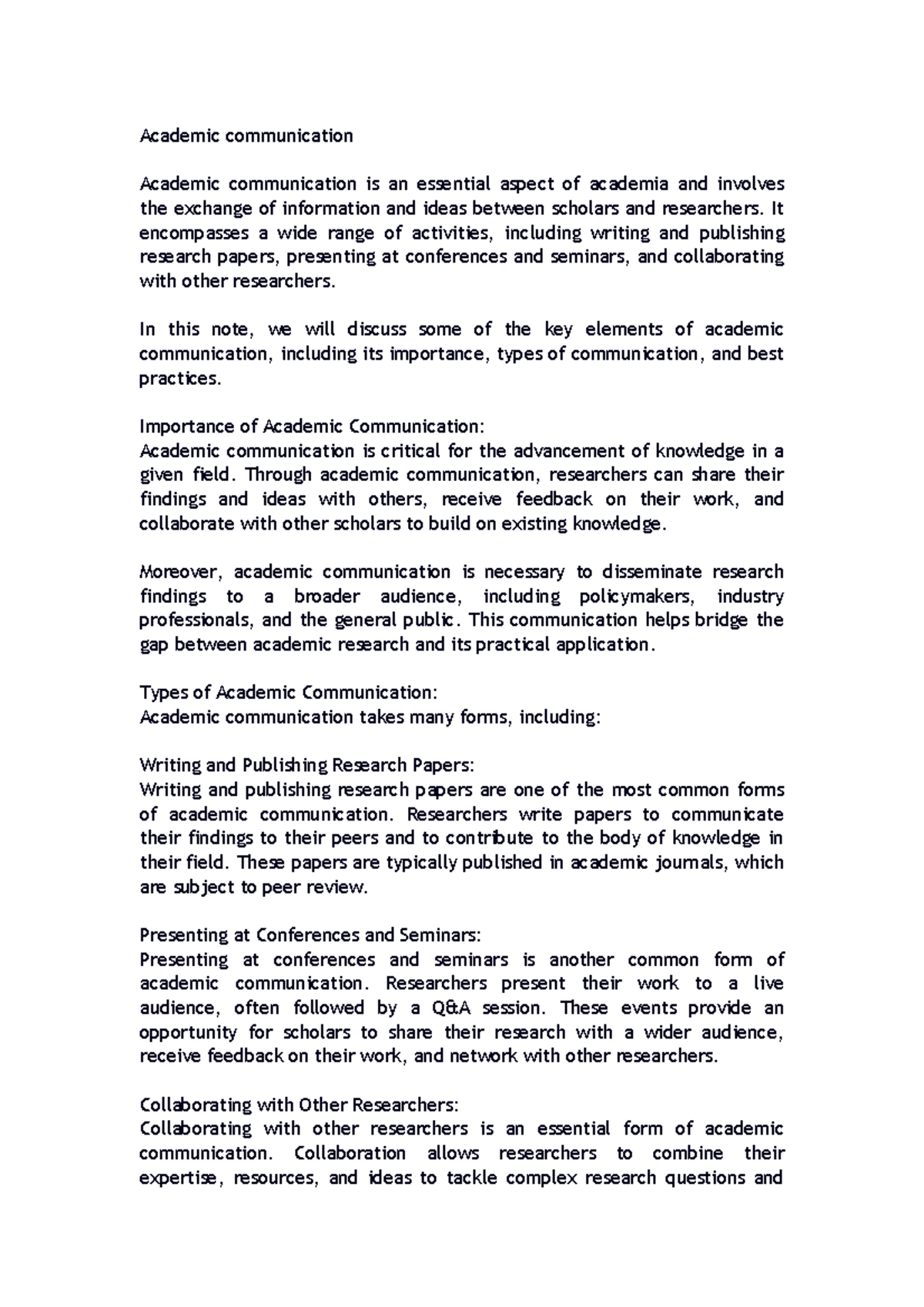 Academic communication Legal communication - Academic communication ...