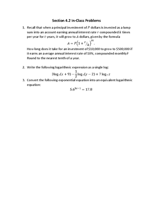 Note Sheet Exam 1 - lecture notes with examples - MATH 146 - Studocu