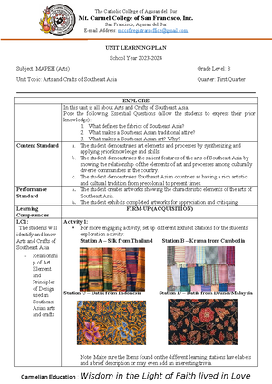 FIDP- General Physics 1 - UNIVERSIDAD DE ZAMBOANGA HIGH SCHOOL ...