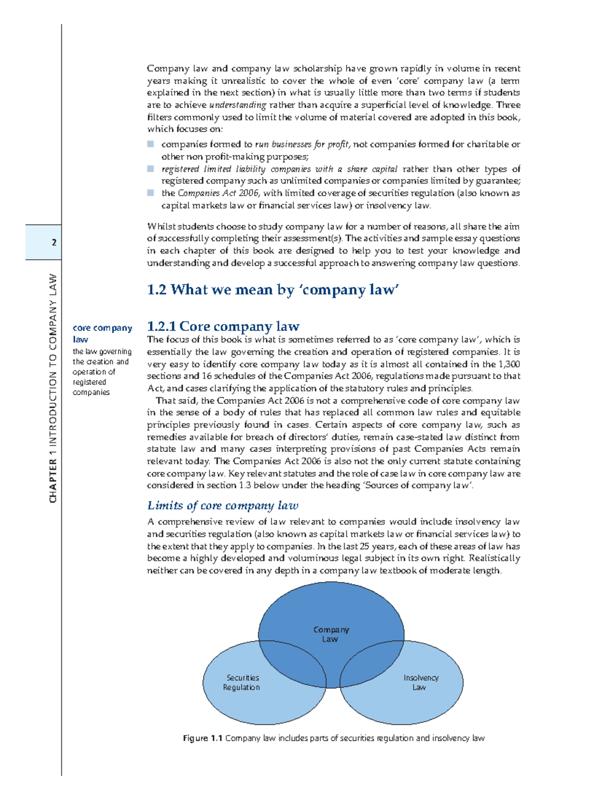 Introduction to company law - 2 CHAPTER 1 INTRODUCTION TO COMPANY LAW ...