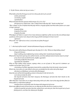 Romeo and Juliet by William Shakespeare Act 1 Scene 2 - Romeo and ...