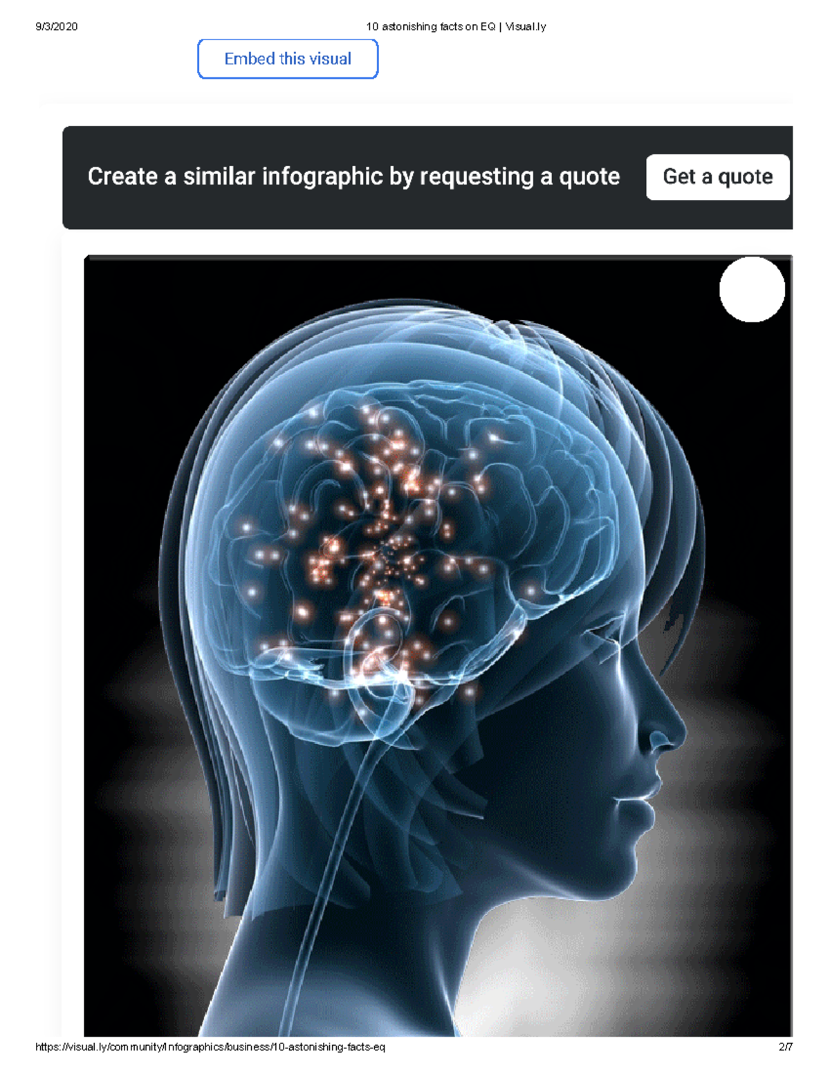 Week 011 Astonishing Facts on EQ Visually - Embed this visual ...