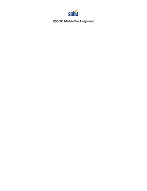 QSO-321 Module 6-3 Assignment - Adding Customer Value QSO – 321 People ...