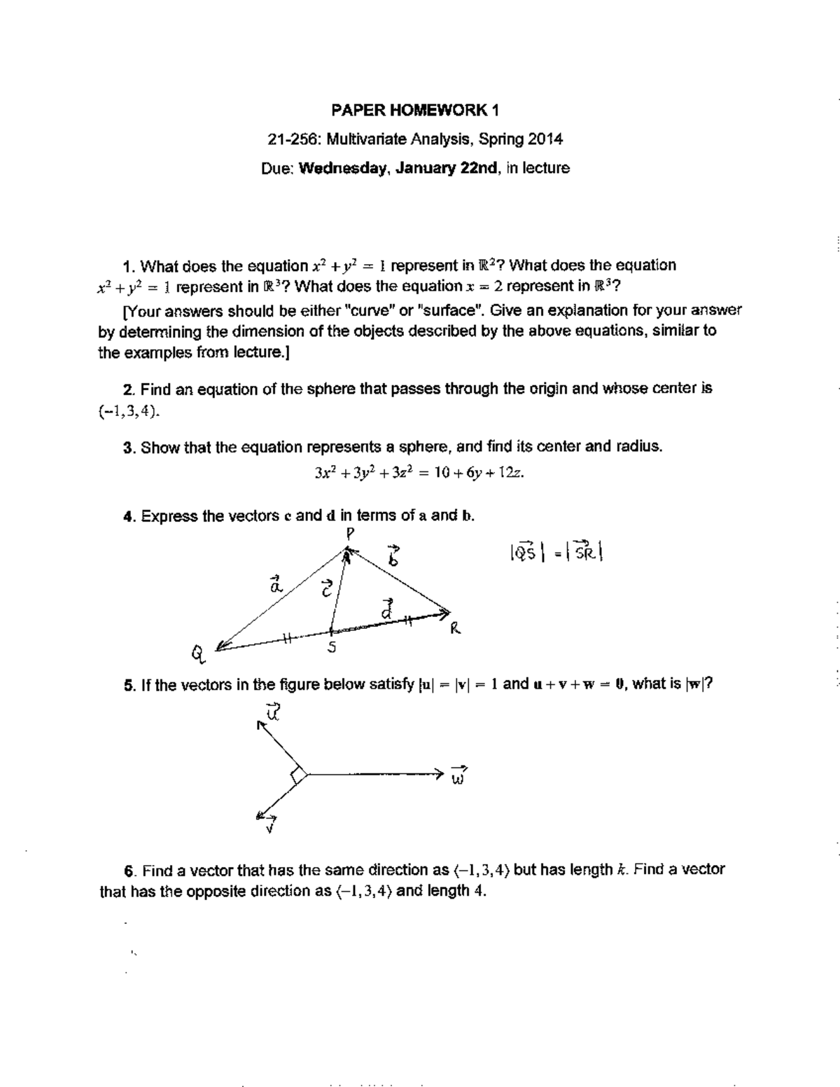 Paper Homework 1 - 21 256 - Studocu