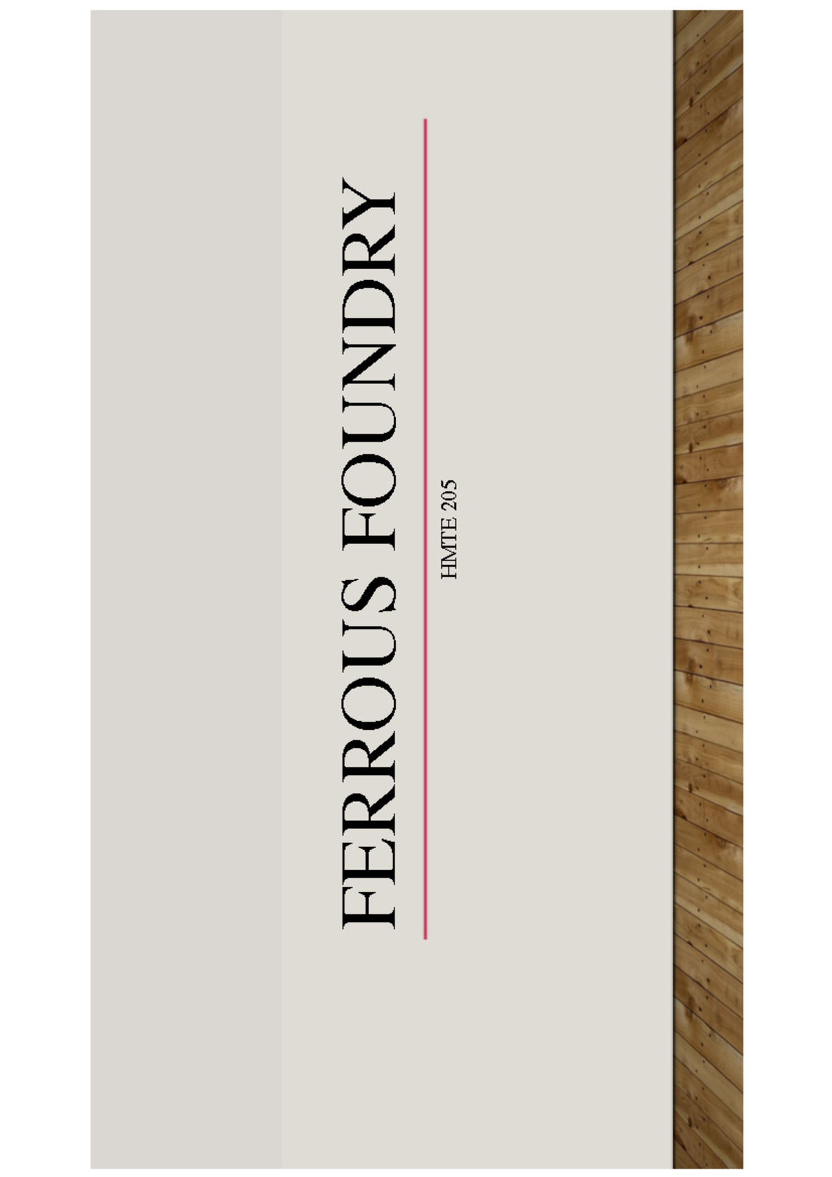 Ferrous Foundry Ferrous Foundry Hmte 205 • Ferrous Metals Are Metals