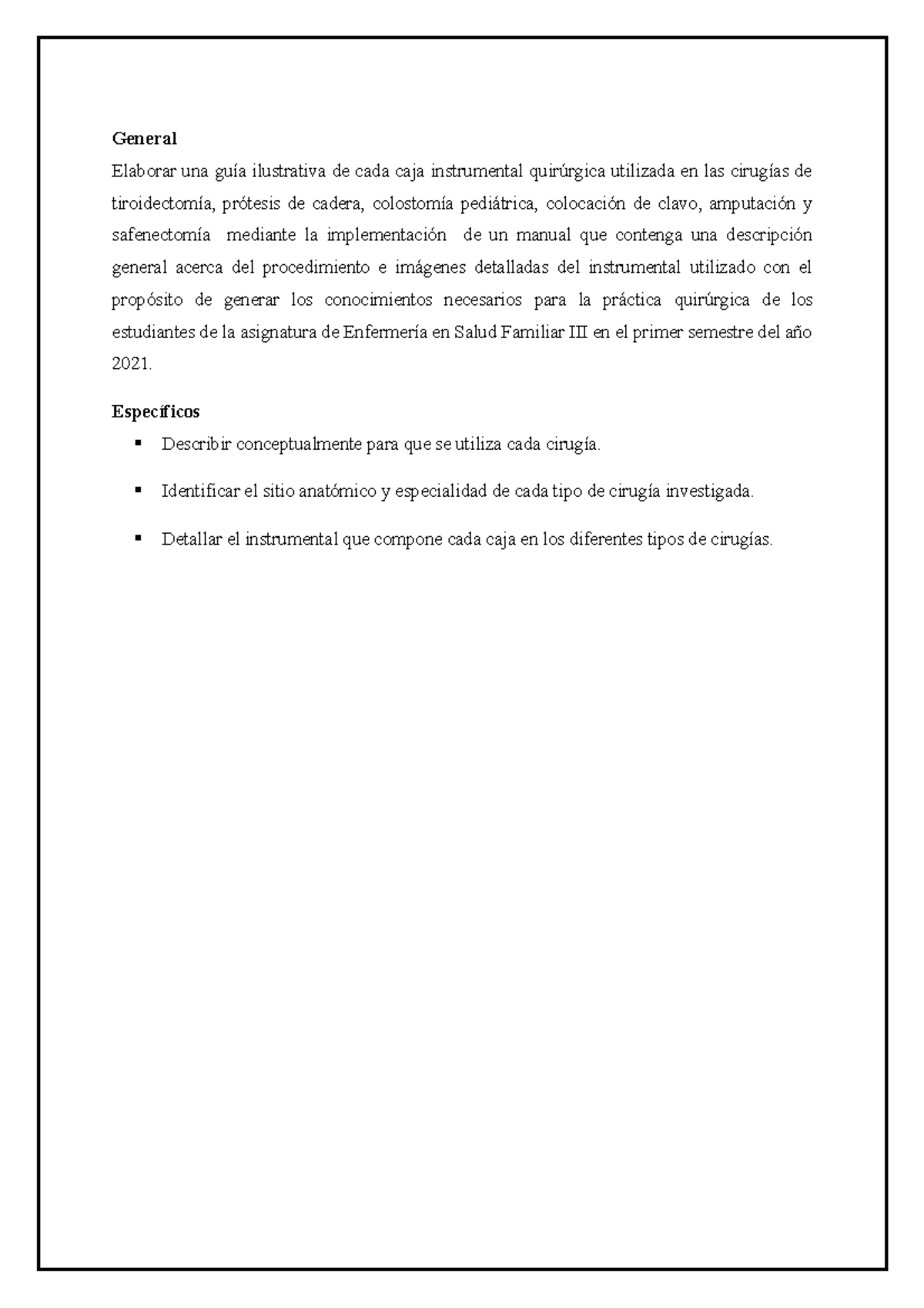 Safenectomia - General Elaborar una guía ilustrativa de cada caja ...