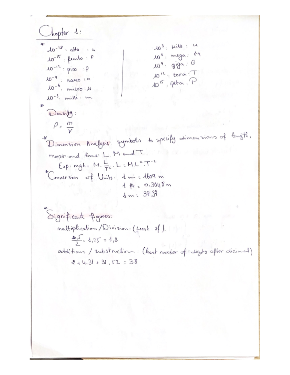 Chapter 1 - Summary Physics for engineers - Studocu