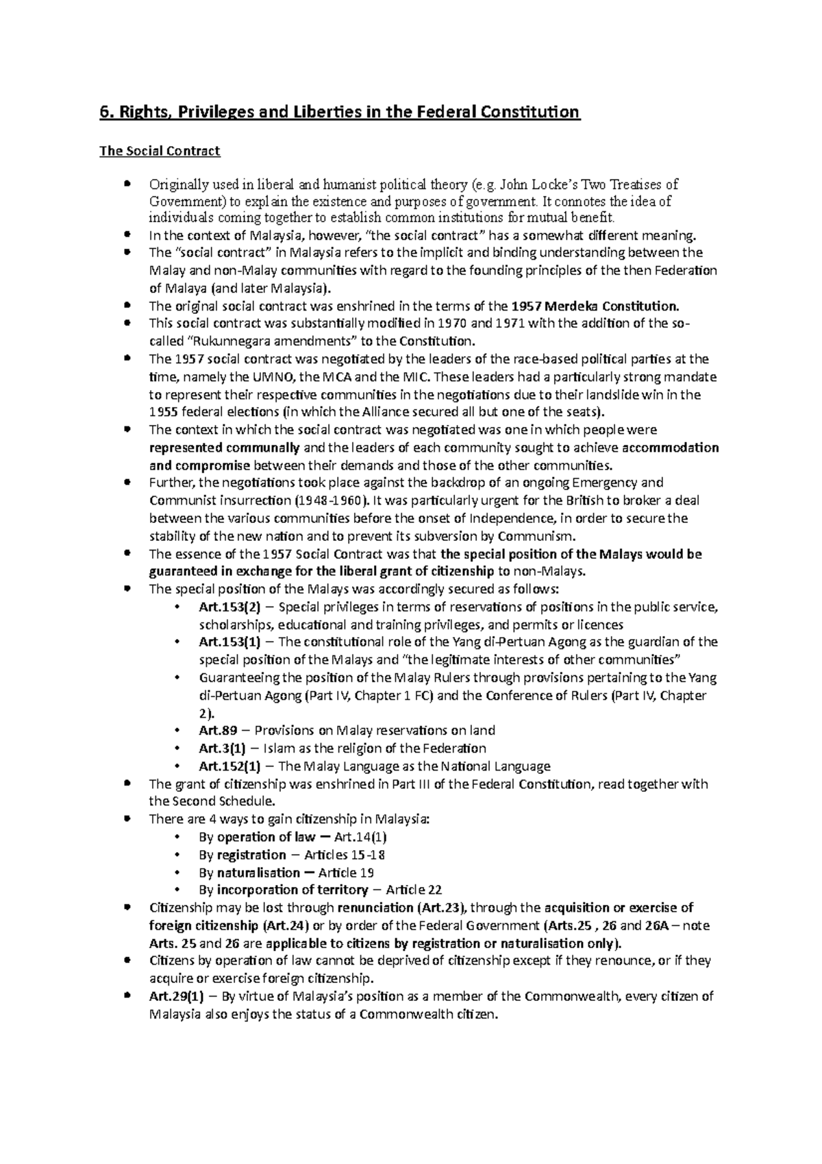 6. Rights, Privileges and Liberties - 6. Rights, Privileges and ...