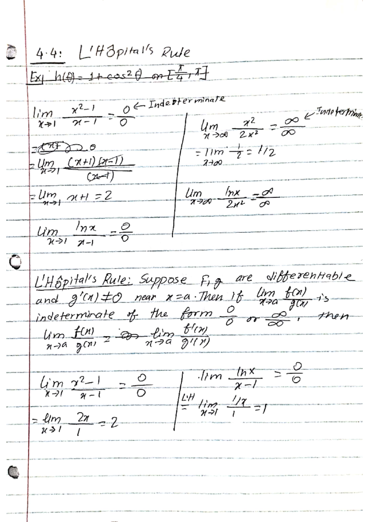 L'Hopital's Rules - Look, calculus may suck at times, but with the ...
