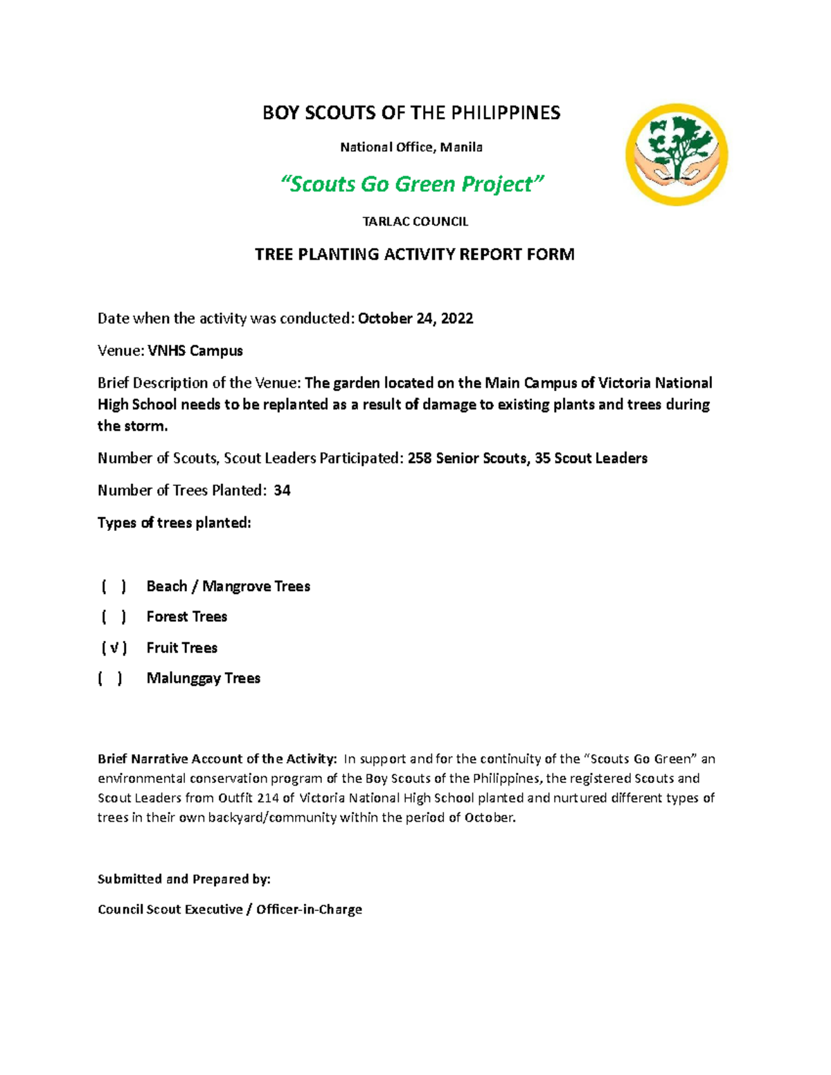 1687945174016 Tree-Planting-Scout-Go-Green-Report-Form - BOY SCOUTS OF ...