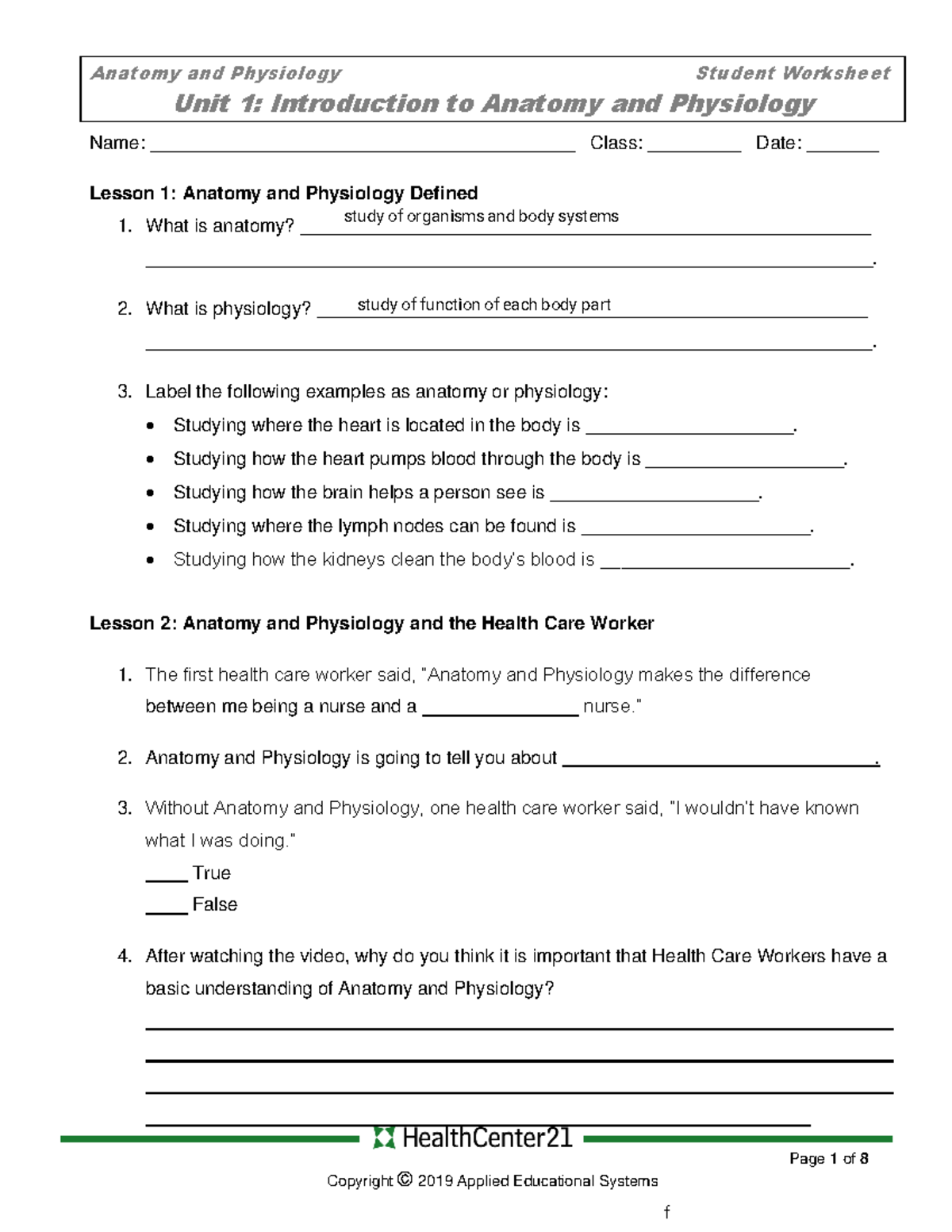 Ee948fa2 7652 4010 a005 3fc23194622 b - Unit 1: Introduction to Anatomy ...