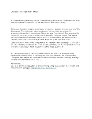 UNIT 01 Self Quiz - This was the self question assignment for ...