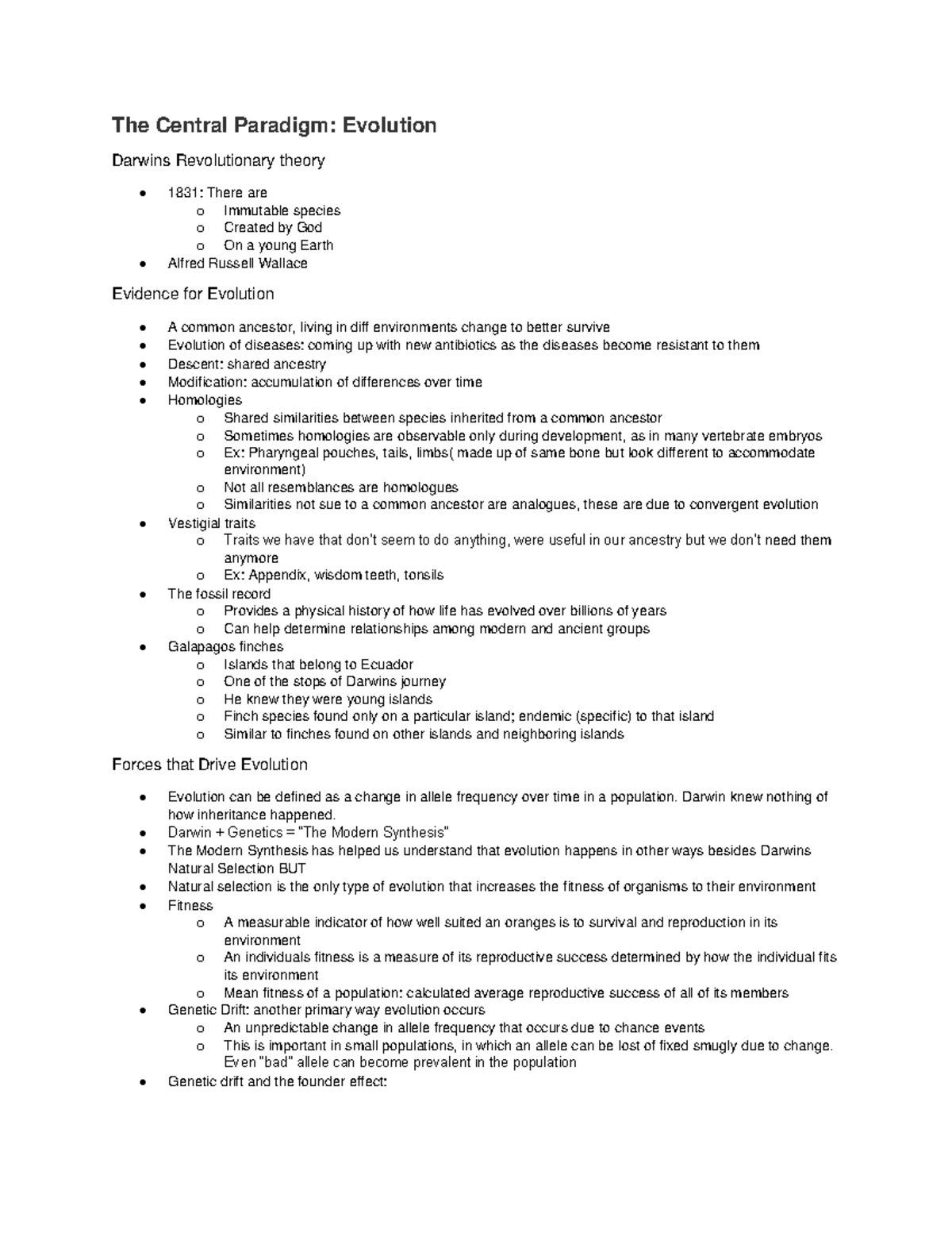 The central paradigm - the start evolution - The Central Paradigm ...