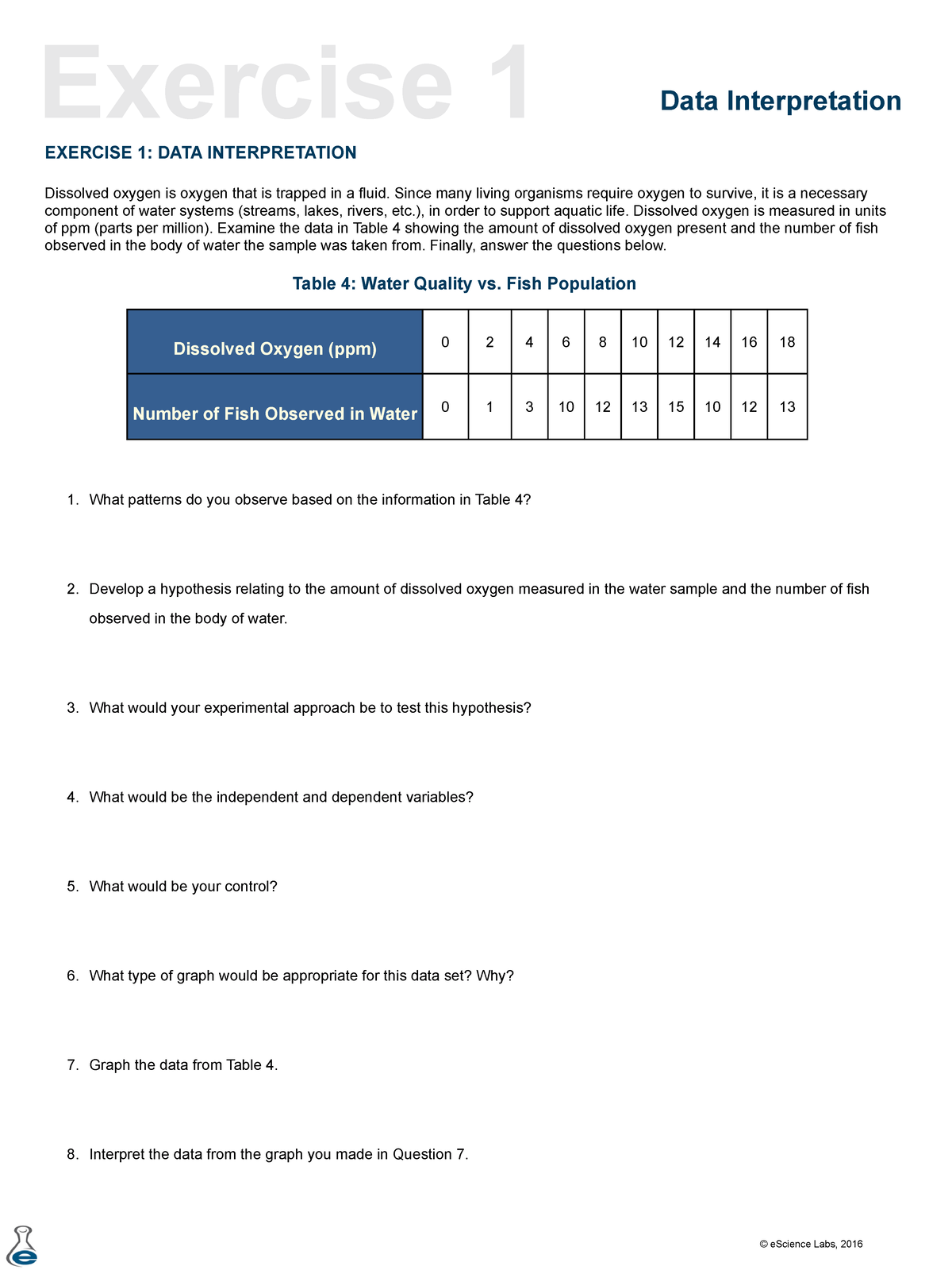AP 5069 L01 Exc1 Data Interp - Introduction to Science Exercise 1 Data ...