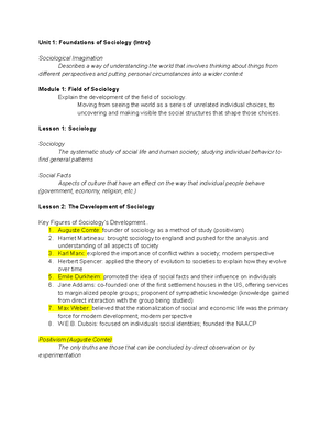 Introduction to Sociology-Unit 2-Milestone - Sophia Introduction to ...