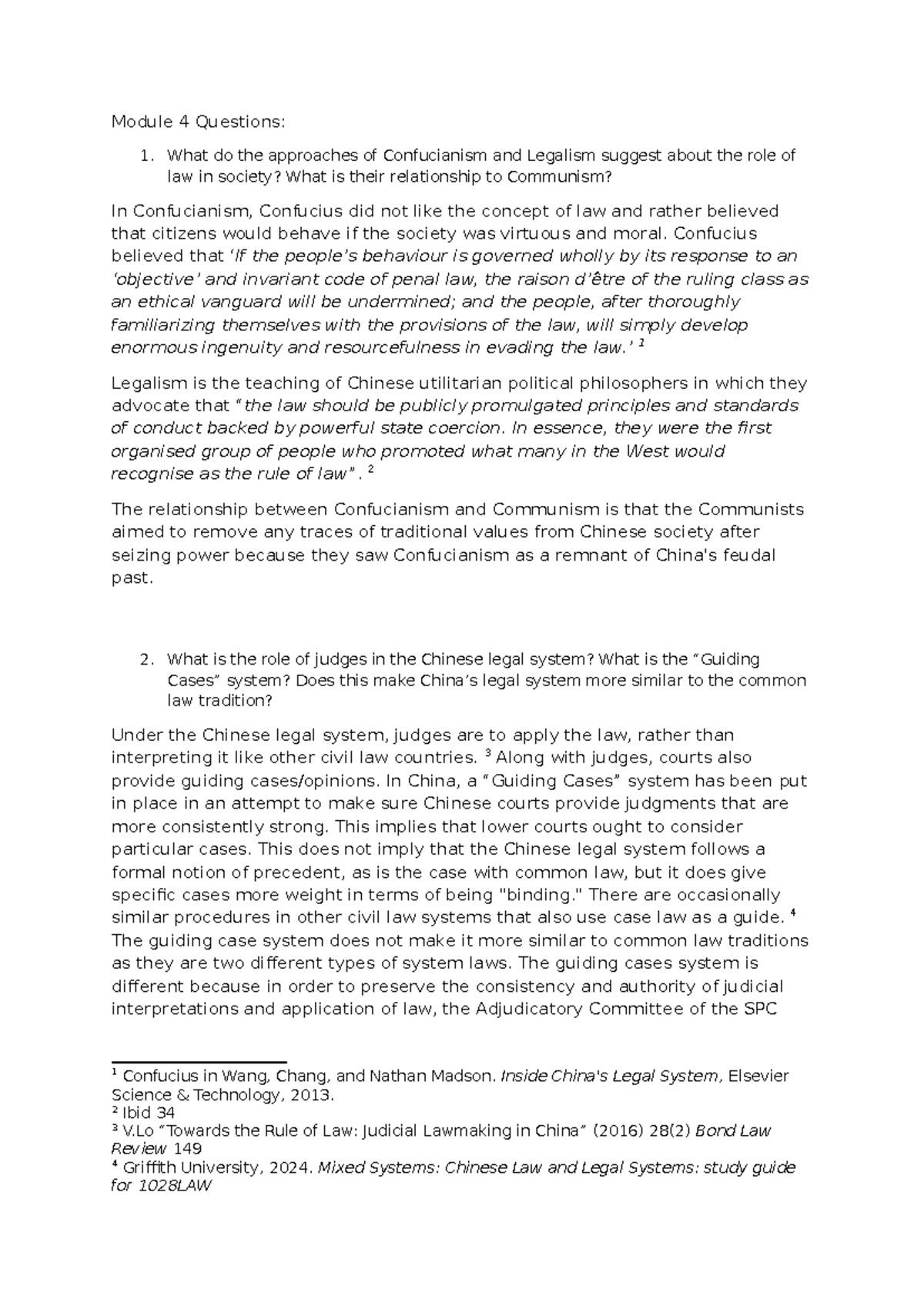 Module 4 Questions - Module 4 Questions: 1. What do the approaches of ...